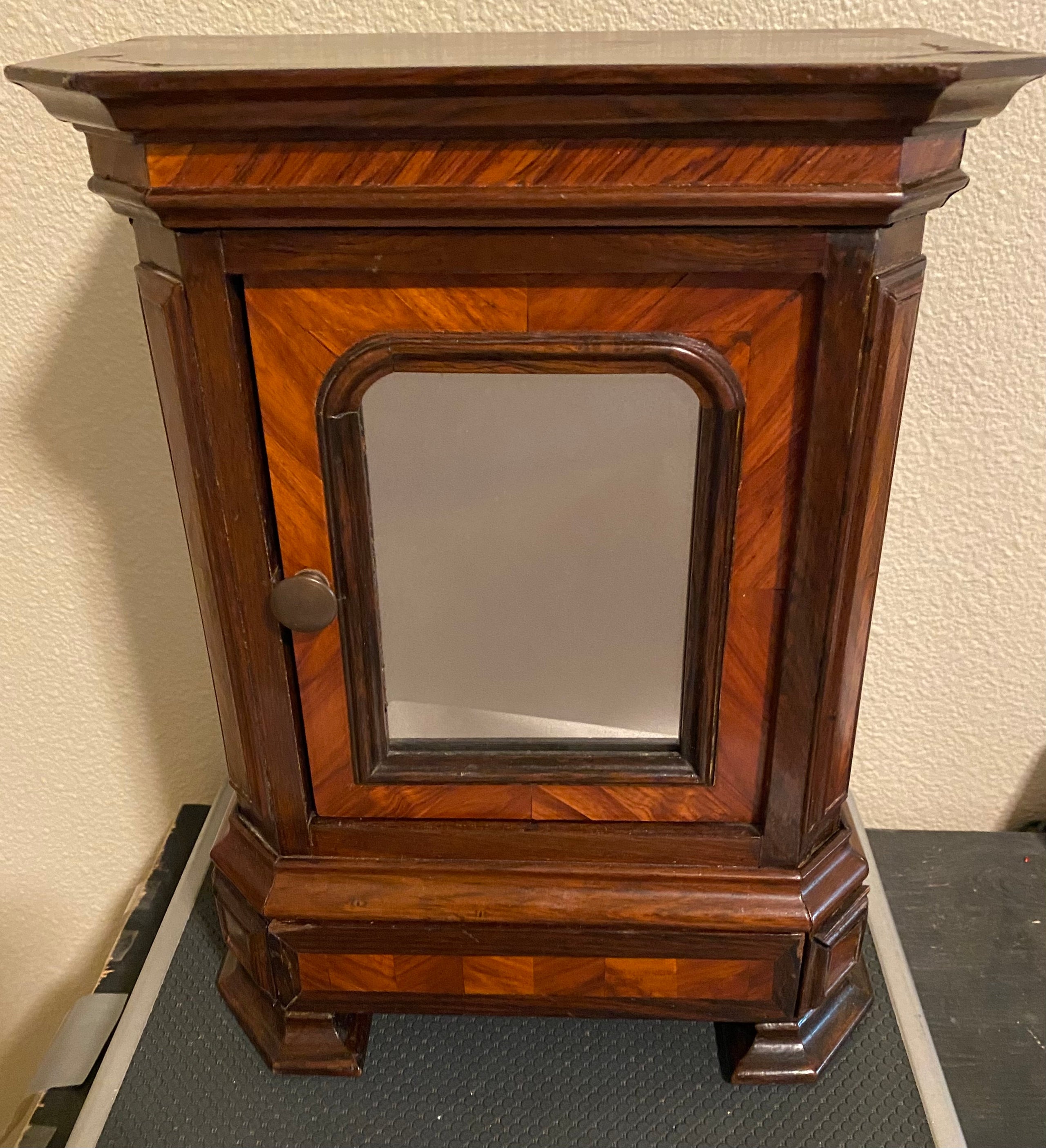 Antique French doll small mirrored Rosewood Armoire Wardrobe | Sondra ...